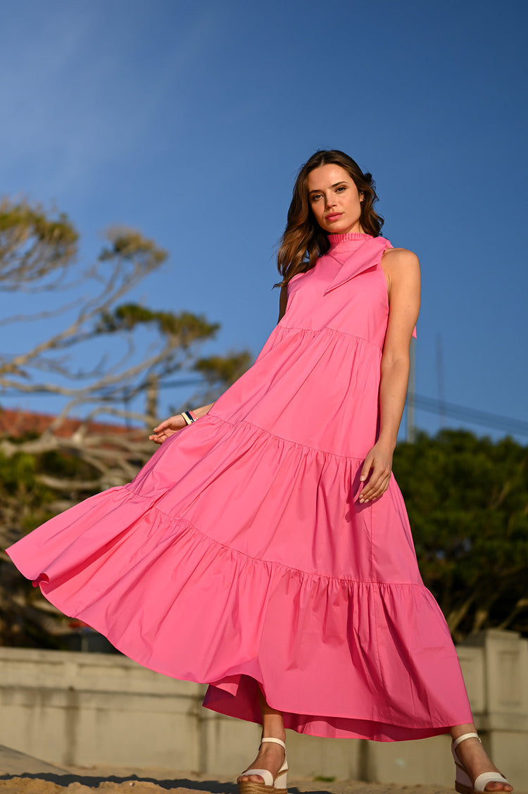 Helena Dress Pink – Wyatt Wylde