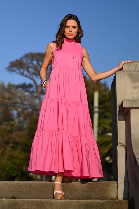Helena Dress Pink – Wyatt Wylde