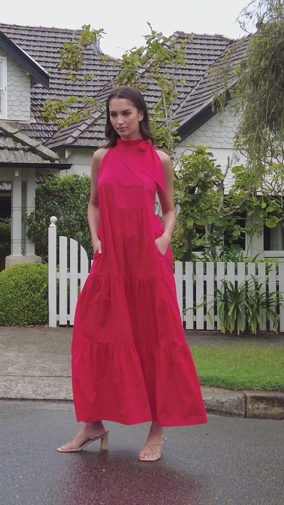 Helena Dress Red – Wyatt Wylde