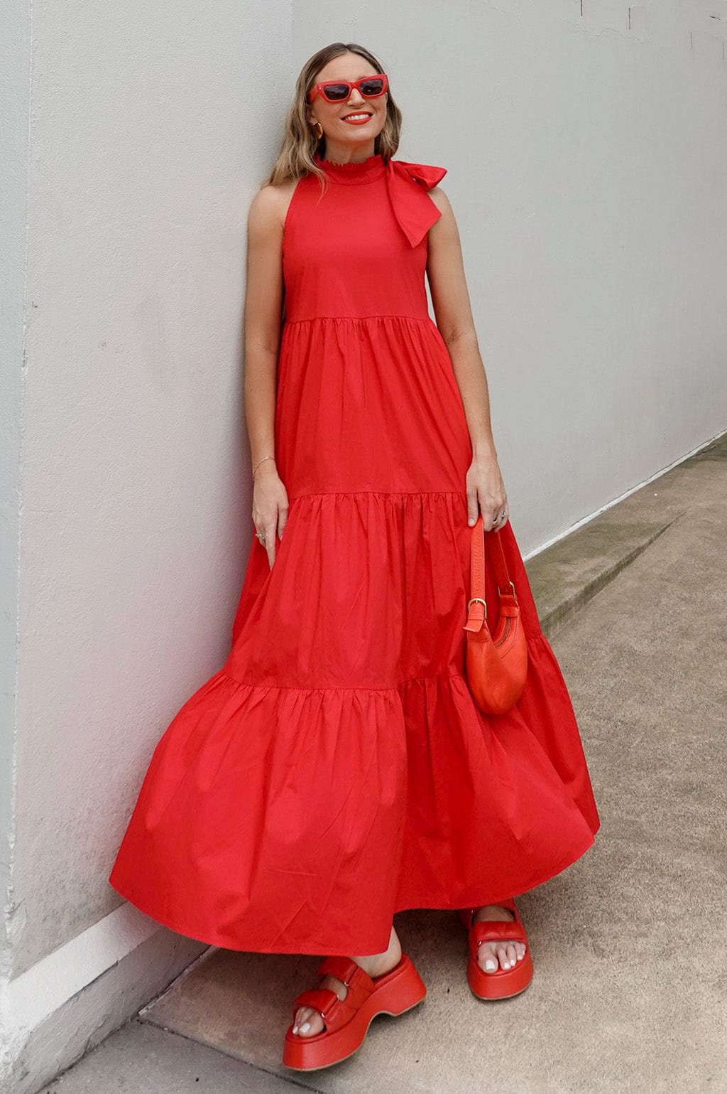 Helena Dress Red – Wyatt Wylde