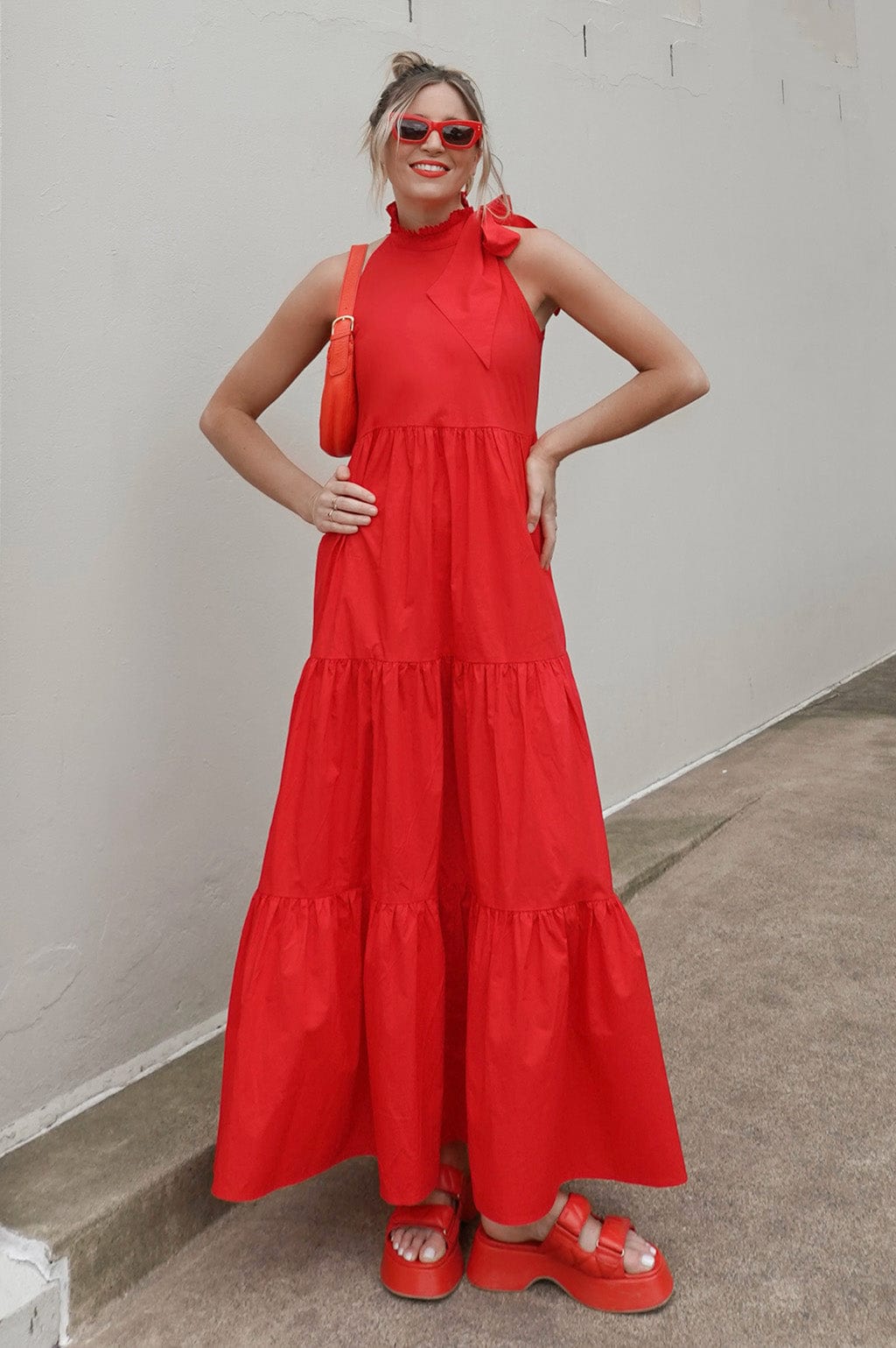 Helena Dress Red – Wyatt Wylde