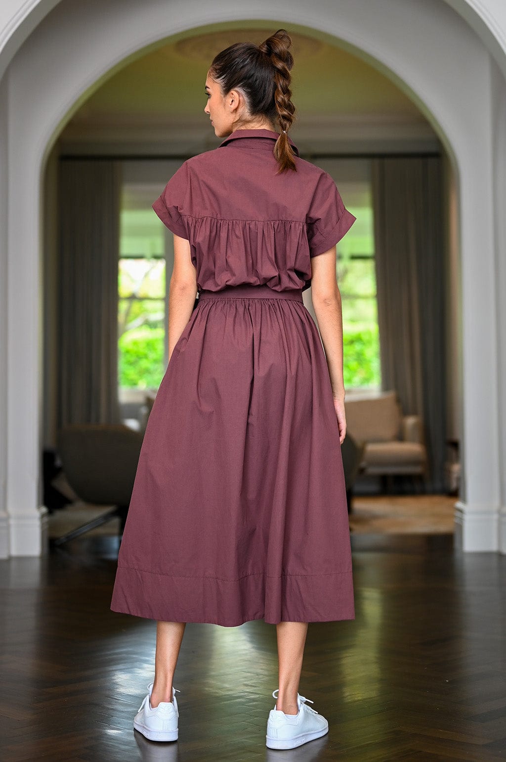 Harlow Dress Brandy – Wyatt Wylde